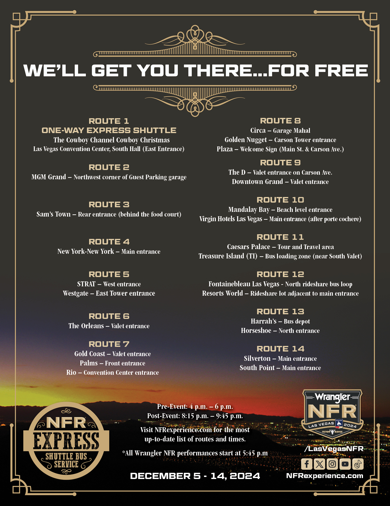NFR Express Shuttle Bus Service | The Official NFR Experience